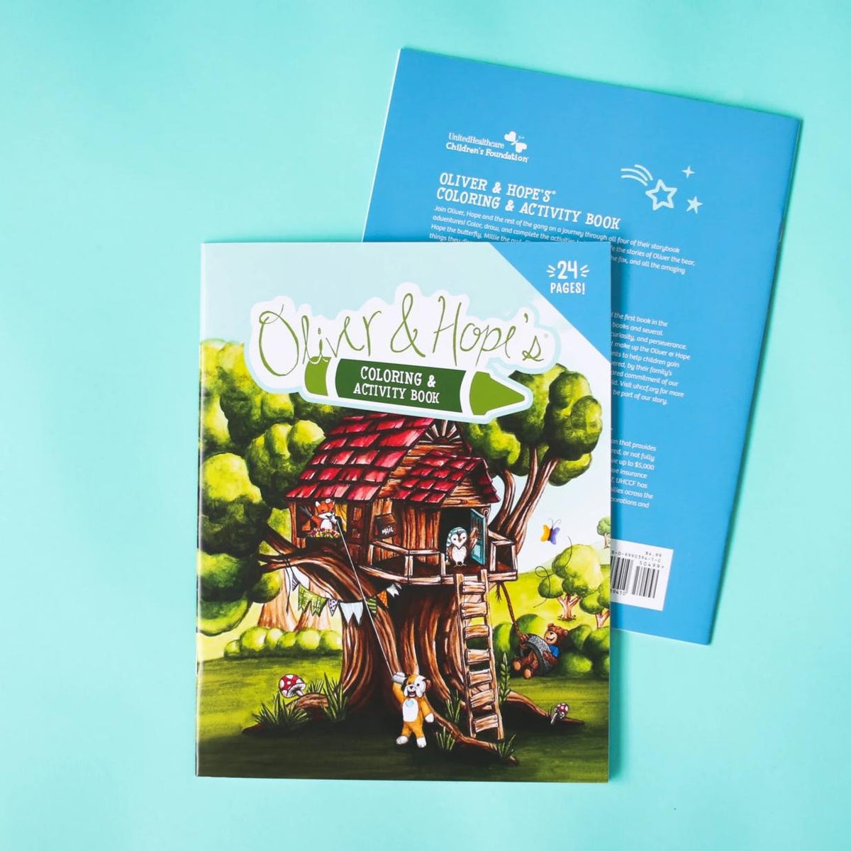 Oliver & Hope’s® Coloring & Activity Book – UHCCF Grins2 Store